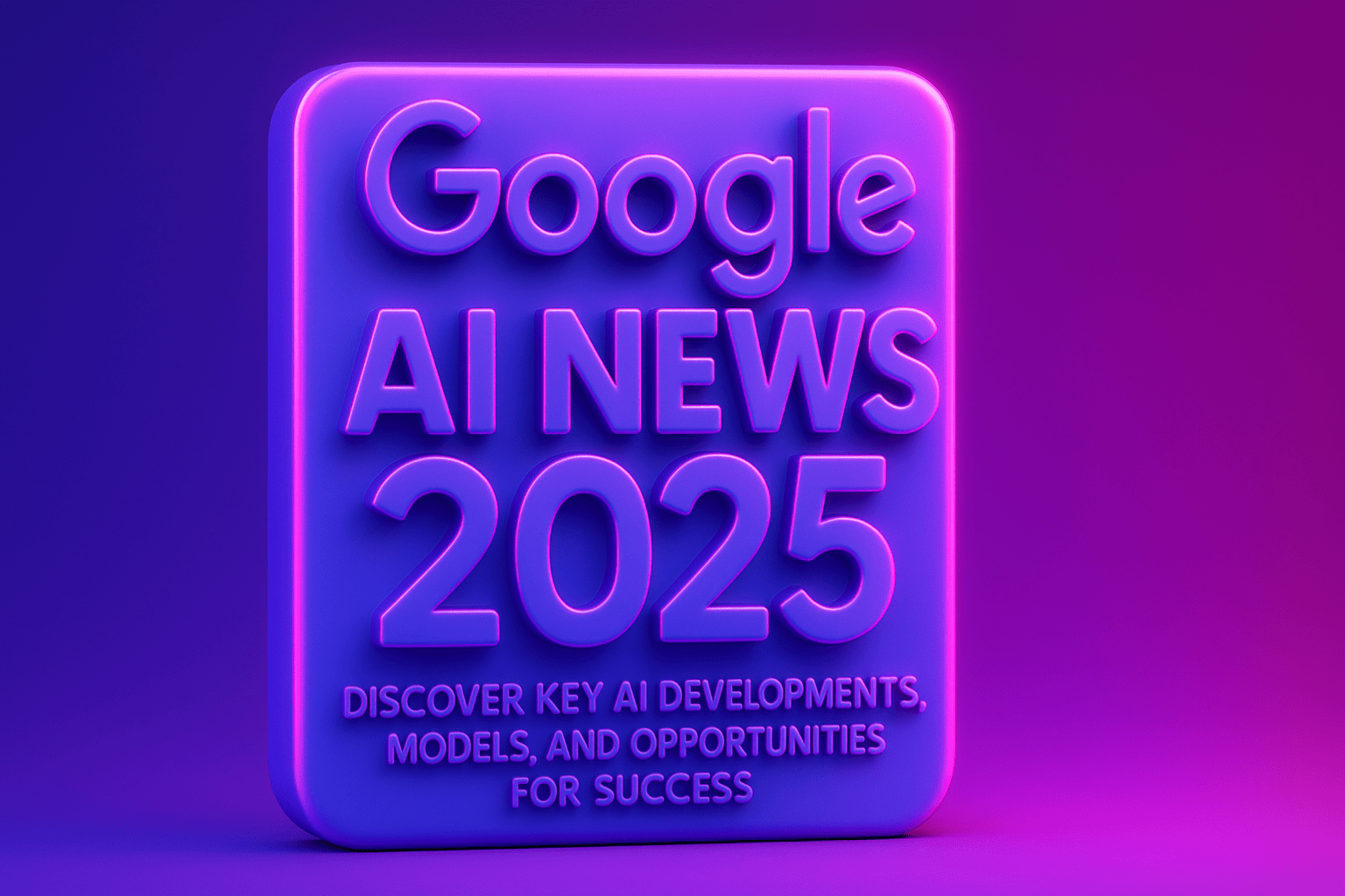 Google AI News 2025 Überblick - SessionLift